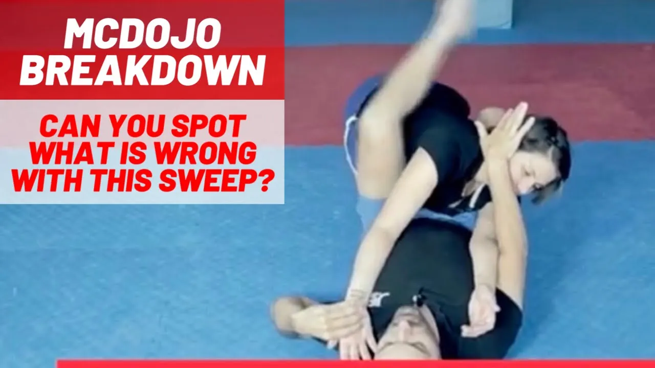 McDojo Breakdown: Can you spot what is wrong with this sweep